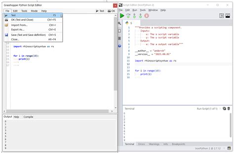 Rhino 8 Grasshopper Script Editor Design Feedback Grasshopper