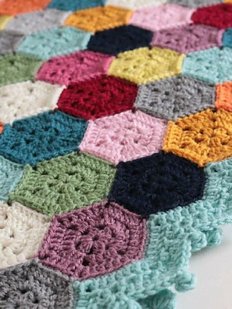 ~ An Octogon Motif ~ Crochet Hexagon Crochet Blanket Designs Crochet Motif Patterns