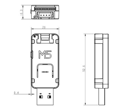 Atoms3u Esp32s3搭載開発キット Usb A M5stack K125