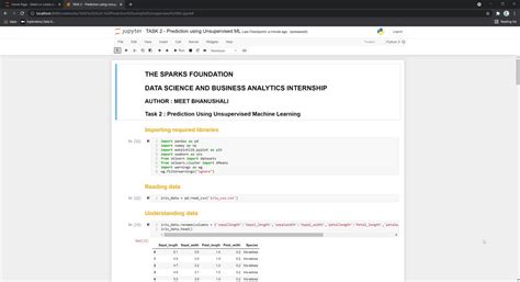 [video] meet bhanushali on linkedin task2 thesparksfoundation tsf grip datascience