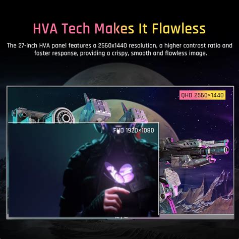 KTC M27T20 27 Inch Mini-LED Gaming Monitor 2K 165Hz HVA