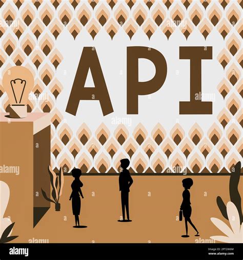 Sign Displaying Api Conceptual Photo Set Of Routines Protocols And Tools For Building