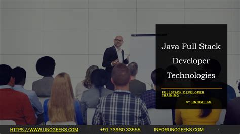 Java Full Stack Developer Technologies