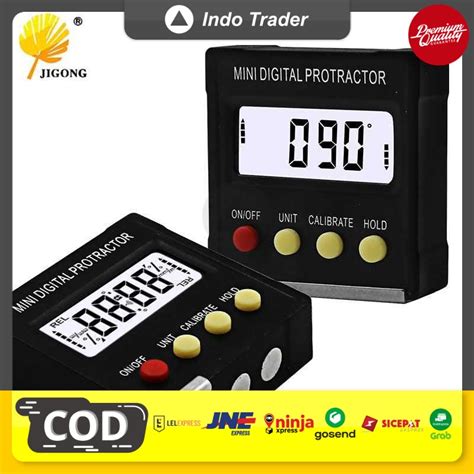 Jual Digital Protractor Pengukur Sudut Kemiringan Inclinometer Level Magnetic Shopee Indonesia