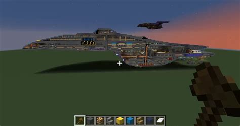 Intrepid Class Starship Refit Minecraft Map
