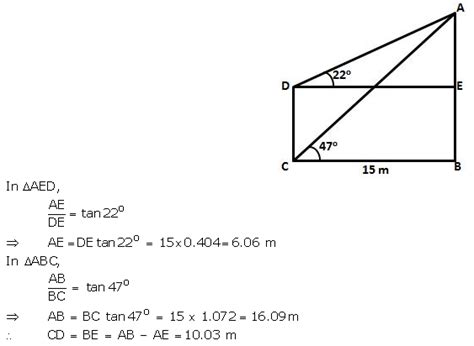 Selina Concise Mathematics Class ICSE Solutions Heights And Distances A Plus Topper
