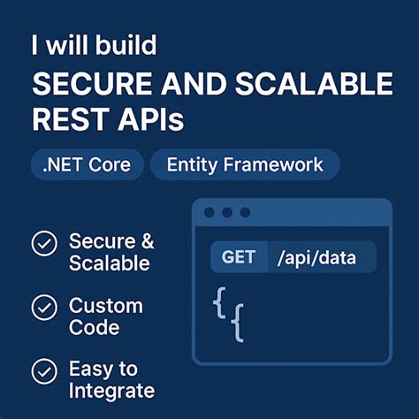 build secure and scalable rest apis with dot net core and entity