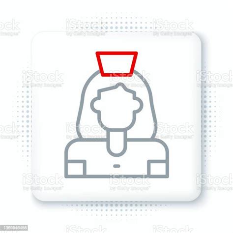 흰색 배경에 격리 된 라인 클리닝 레이디 서비스 아이콘 다채로운 개요 개념 벡터 가공의 인물에 대한 스톡 벡터 아트 및 기타