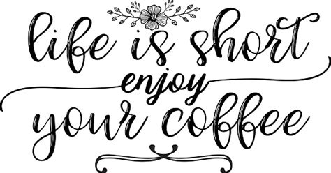 서 예 스타일 커피숍 홍보 동기 부여 그래픽 디자인의 라이프 스타일 레터링 스케치 머그잔 영감 벡터 유형입니다 견적 커피 타이포 그래피 세트 0명에 대한 스톡 벡터 아트 및