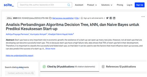Analisis Perbandingan Algoritma Decision Tree Knn Dan Naive Bayes