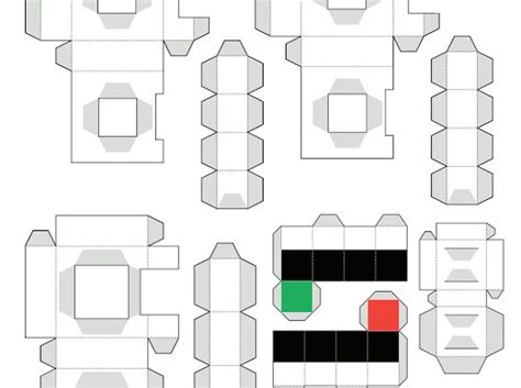 Cube Template Paper Fidget Cube