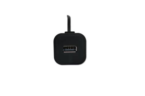 Mini Square Usb Charger In Black Gfcomponents
