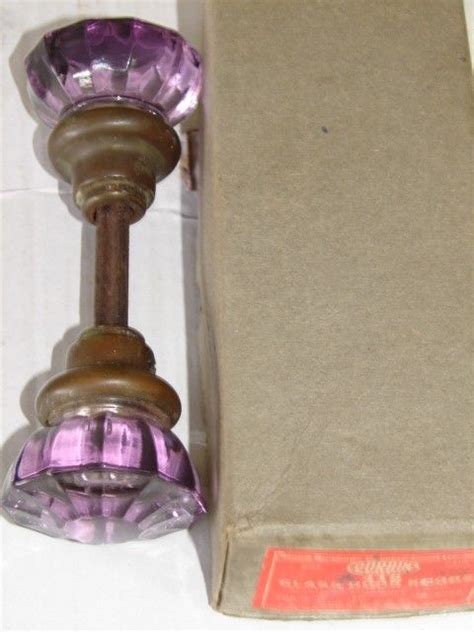 Elegant Lilac Glass Door Knobs At Robinsons Antique Hardware