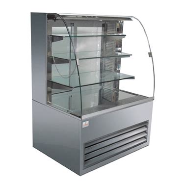 L1c150 Commercial Curved Glass Cake Display Counter Uae R