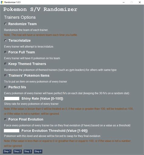 Github Zadenowerrandomizer Tool Randomizer Tool For Pkm Scarlet And