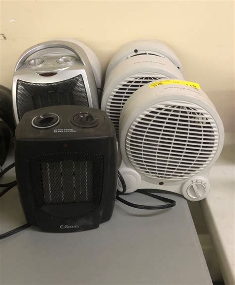 Six Portable Heaters