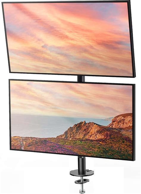 Huanuo Hnhm Review Vertical Dual Monitor Mount For To Screens Recommended