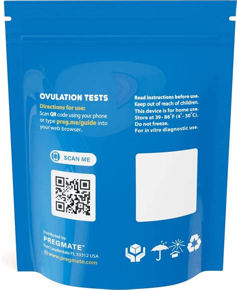 Pregmate 30 Ovulation Test Strips Predictor Kit 30 Count Pack For Accurate Fertility Tracking