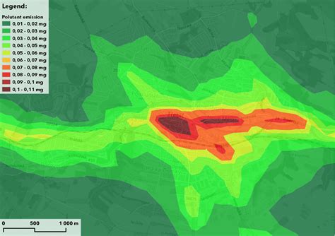 Error Qgis Heatmap Of Polutant Data Using Contour Polygons Geographic Information Systems