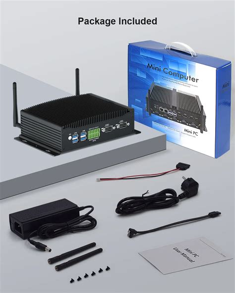 Hystou Industrial Mini Pc Fanless Dual Lan Ddr4