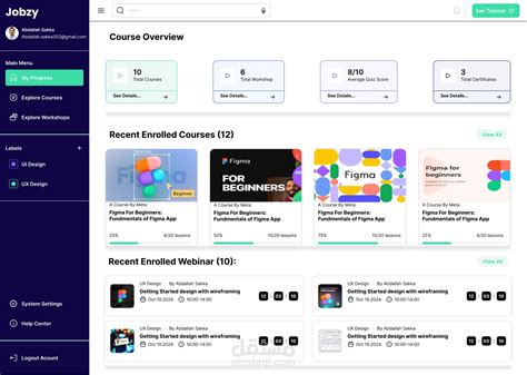 تصميم صفحة ويب بواسطة برنامج Figma مستقل