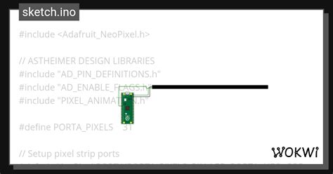 Animation Wokwi ESP STM Arduino Simulator