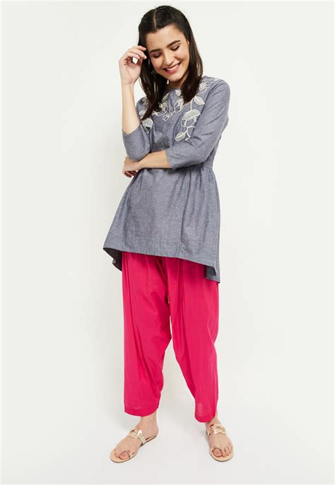Buy Women Solid Salwar Online At Just Rs 4990 1000010359654 Max