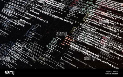 Abstract Symbols Flying Diagonally On Black Screen Background Computer