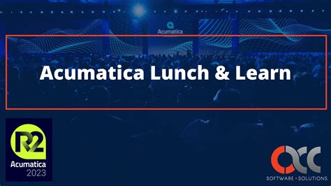 Acumatica Learn And Connect With Acc Software Solutions Acc Software Solutions