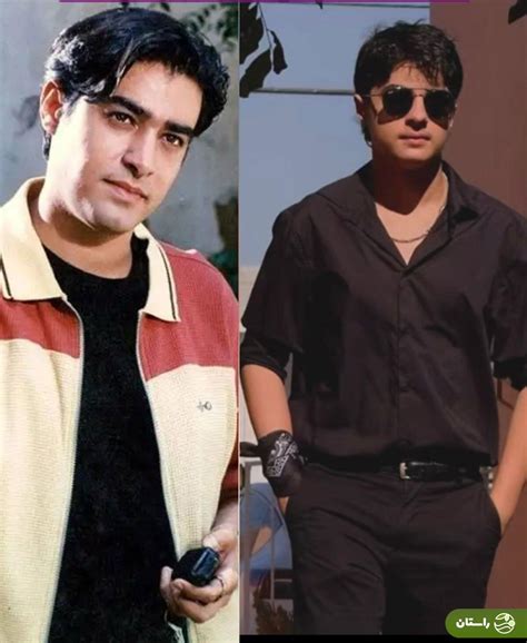 عکس شباهت امیرعلی پسر ۱۴ ساله شهاب حسینی به جوانی پدرش