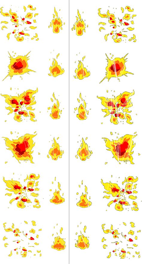 Download Explosion Animation Sprite Sheet Png