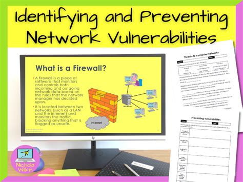 identifying and preventing network vulnerabilities lesson teaching
