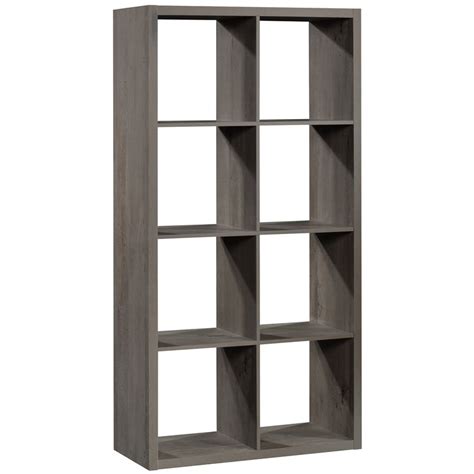 Sauder Miscellaneous Storage Engineered Wood 8 Cube Organizer In Mystic Oak Bush Furniture