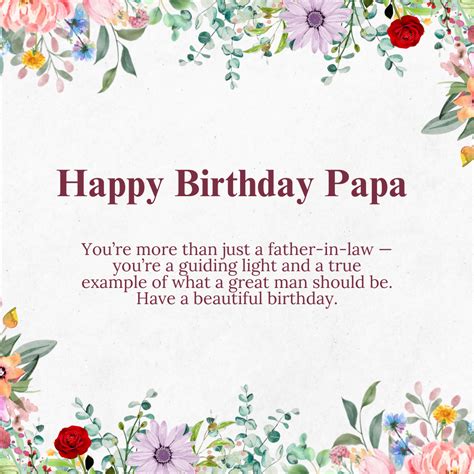 15 Happy Birthday Wishes For Father In Law
