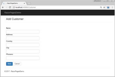 Simple CRUD Operation With Razor Pages CodeProject