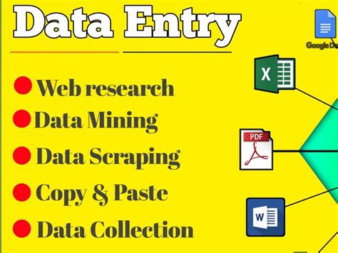 Data Entry Web Research Data Mining Copy Paste And Data Collection Upwork