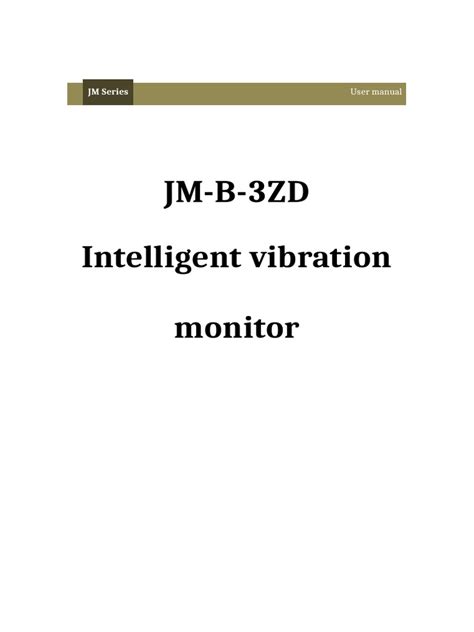 Vibration Monitor Panel Pdf Power Supply Instrumentation