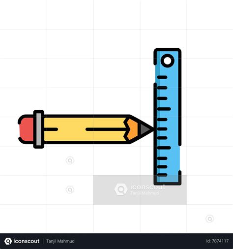 Pencil Measurements Animated Icon Free Download Business Animated