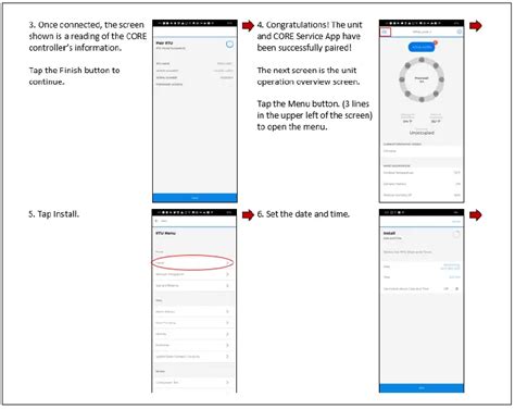 LENNOX CORE Service App Pre Install Setup Instructions