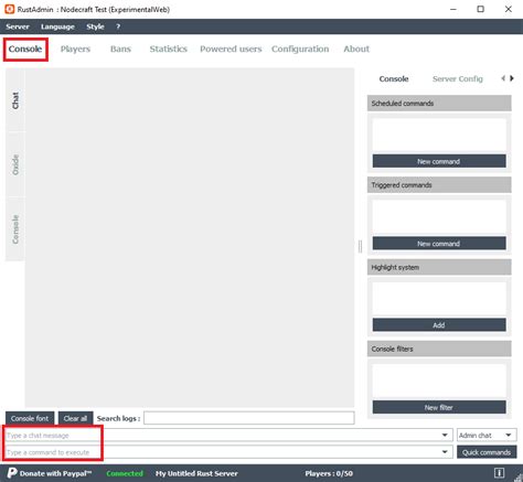 Setting Up The RustAdmin RCON Tool Rust Knowledgebase Article Nodecraft