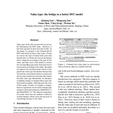 Value Type The Bridge To A Better Dst Model Acl Anthology