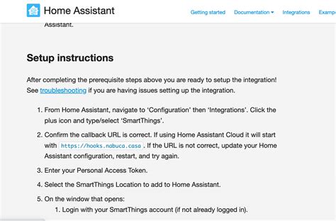 Having Trouble Integrating Smartthings Hub Into HA Home Assistant