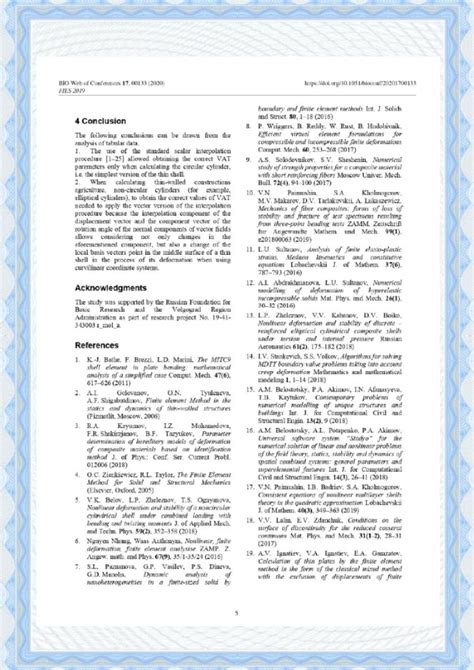 Finite Element Shear Models Of Thin Walled Structures Of Water Management Systems Of Agro