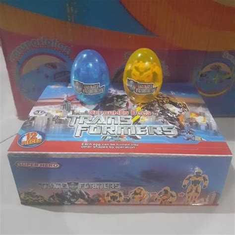 Jual Mainan Deformed Eggs Robot Transformers And Bumblebee Shopee Indonesia