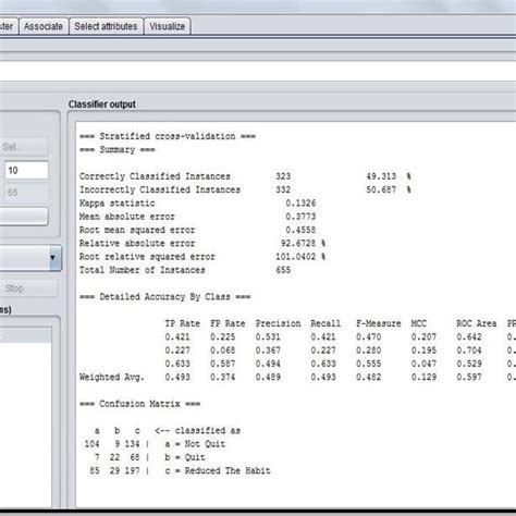 five different modes applications in weka tool it has various