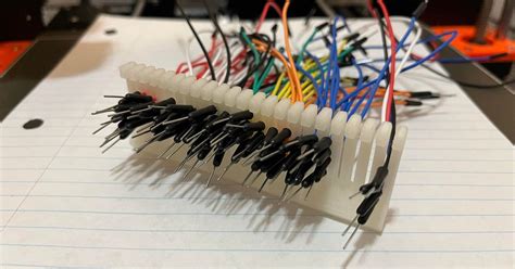 Arduino Jumper Wire Cable Holder Organizer By Orange Hat Guy Download