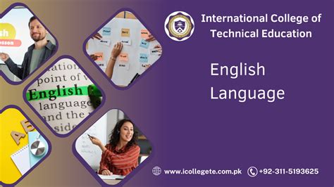 English Language Course In Sialkot International College Of Technical Education