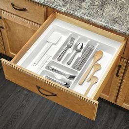 Rev A Shelf RT Full Cutlery Deep Rolling Tray D X H White