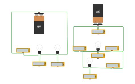 Circuit Design Circuitos Em Série E Paralelo Tinkercad