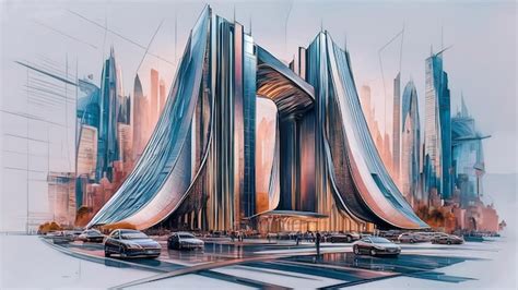 Sketch Of Building Premium Ai Generated Image Sketch Of Building Premium Ai Generated Image